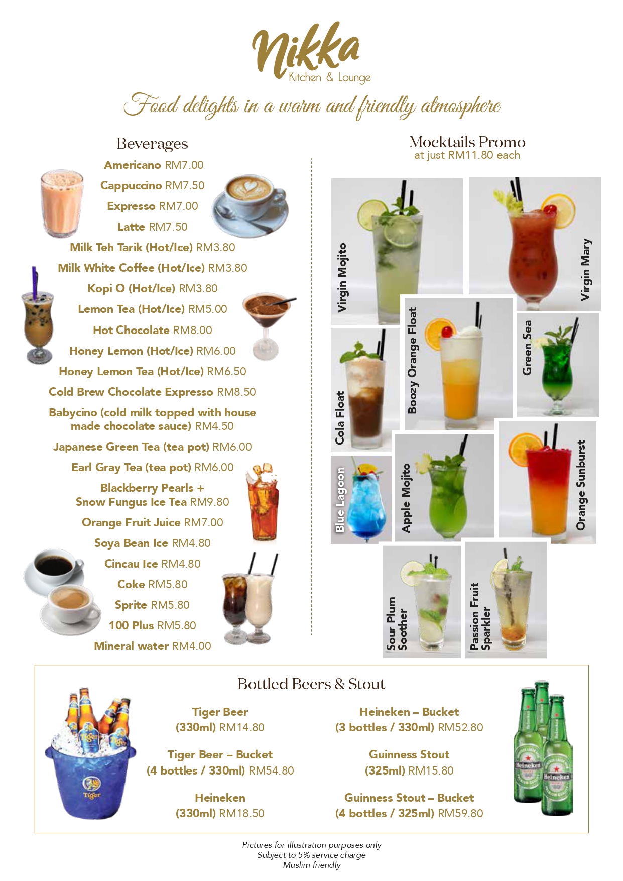 Menu - Nikka Kitchen & Lounge